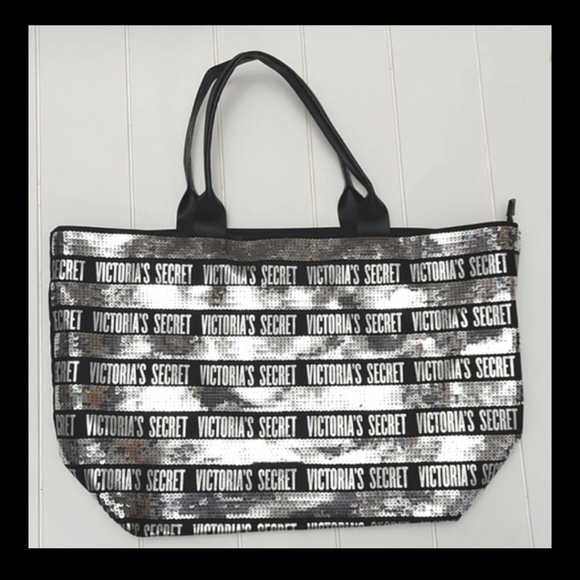 Victoria's Secret | Bags | Nwot Victorias Secret Sequin Tote Bag | Poshmark